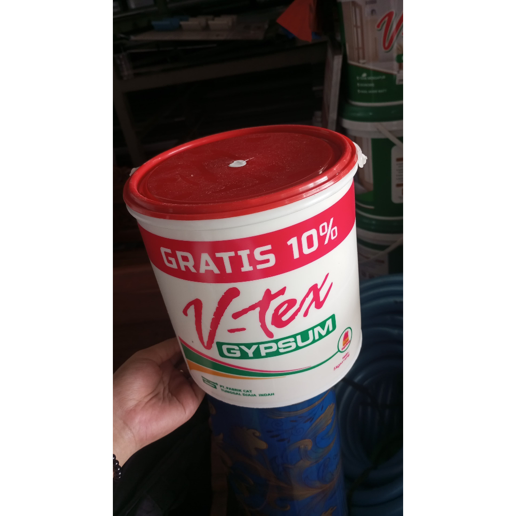 Jual CAT V-TEX GIPSUM 5KG | Shopee Indonesia