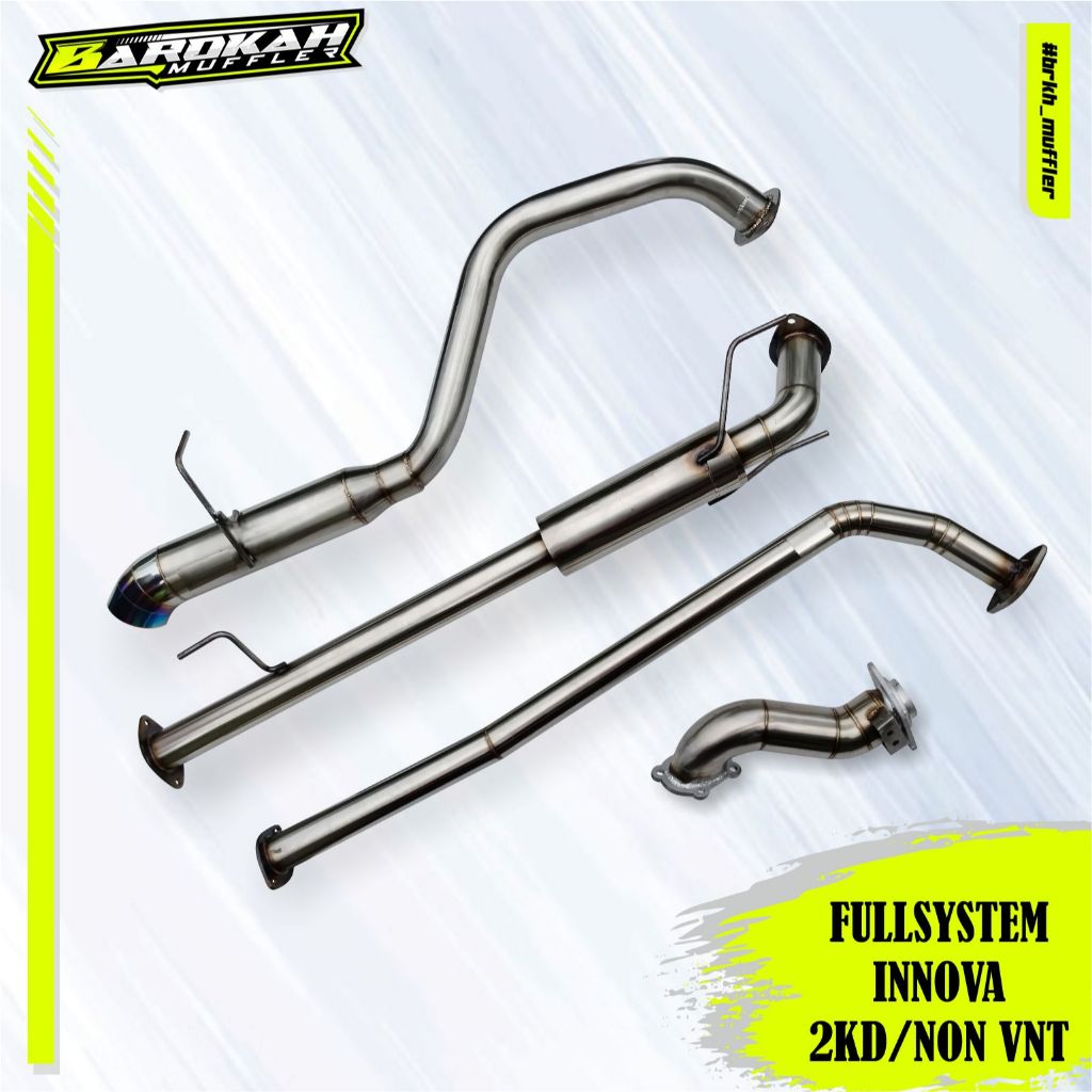 Jual Knalpot Fullsystem Innova Diesel 2KD / Fortuner Non vnt | Shopee ...