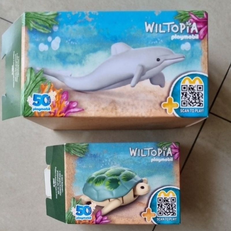 Jual mainan happy meal mcd Mcdonalds Wildtopia playmobil sea animal ...