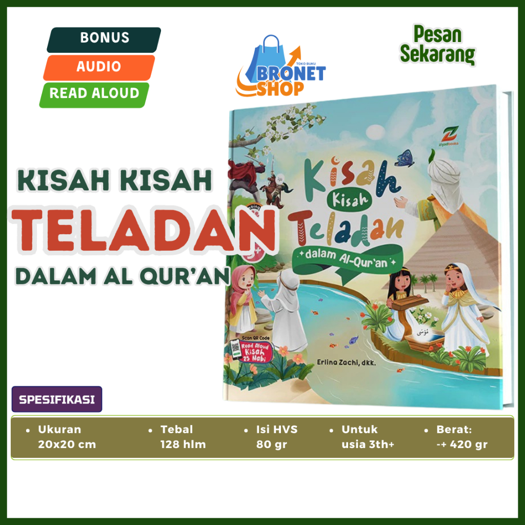 Jual Buku Cerita Anak Kisah Kisah Teladan Dalam Al Quran Islami Muslim 25 Nabi Rasul Untuk ...