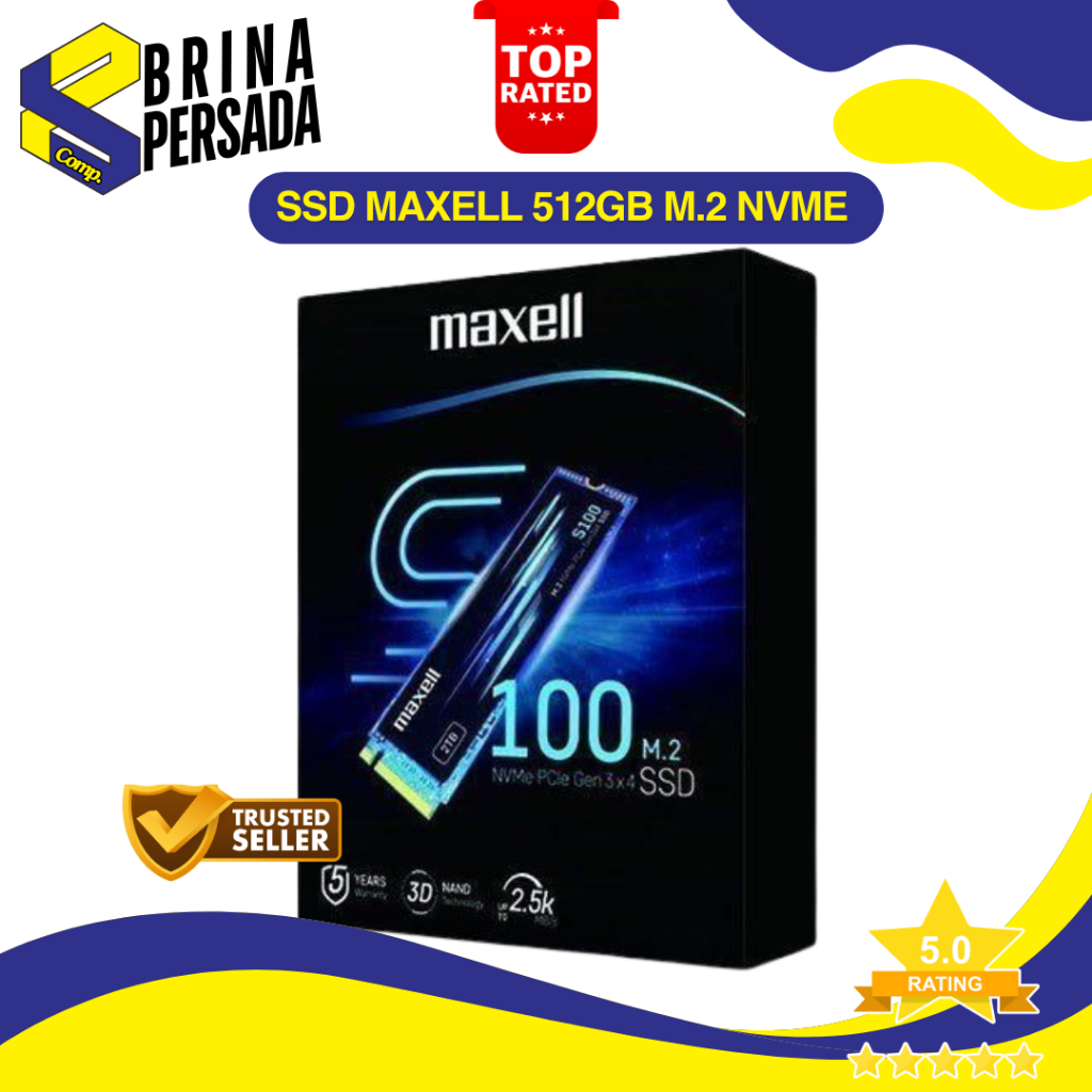 Jual SSD MAXELL 128GB / 512GB / 1TB M.2 NVME Read and Write Speed 1 ...