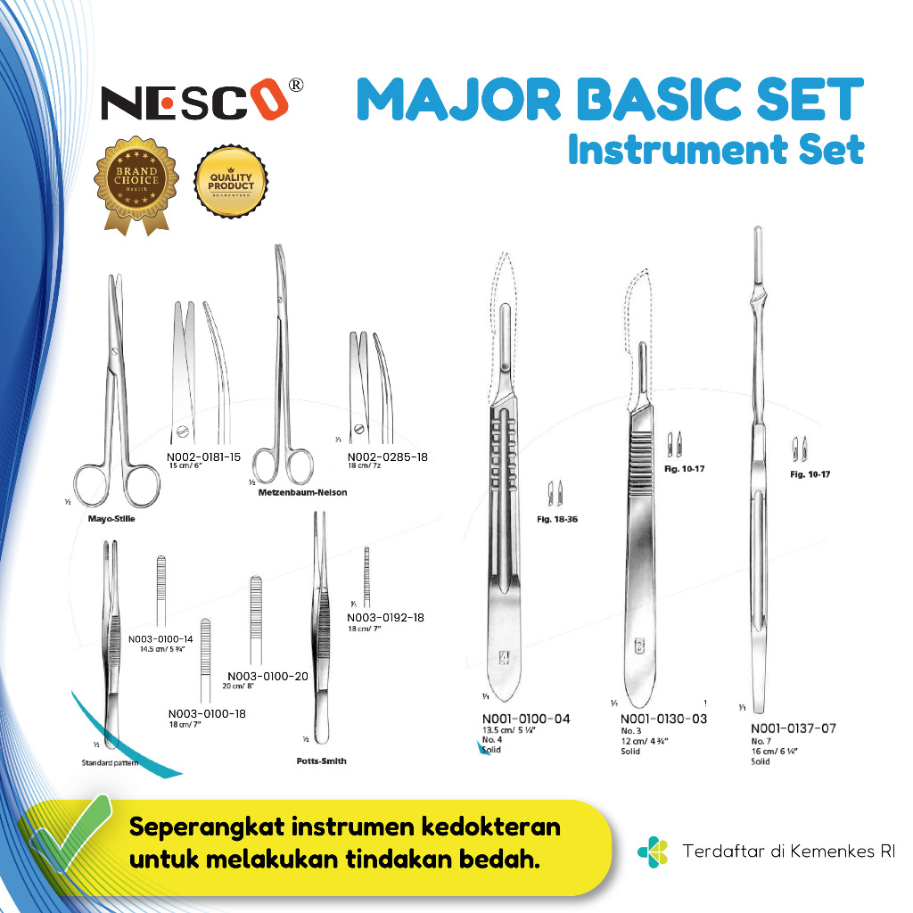 Jual MAJOR BASIC SET ( INSTRUMENT KIT) | Shopee Indonesia