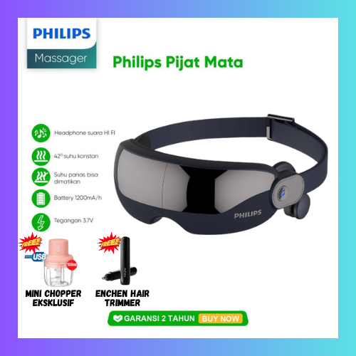 Jual Philips Eyes Massage PPM2702 Pijat Mata Bone Transmission Music 5 ...