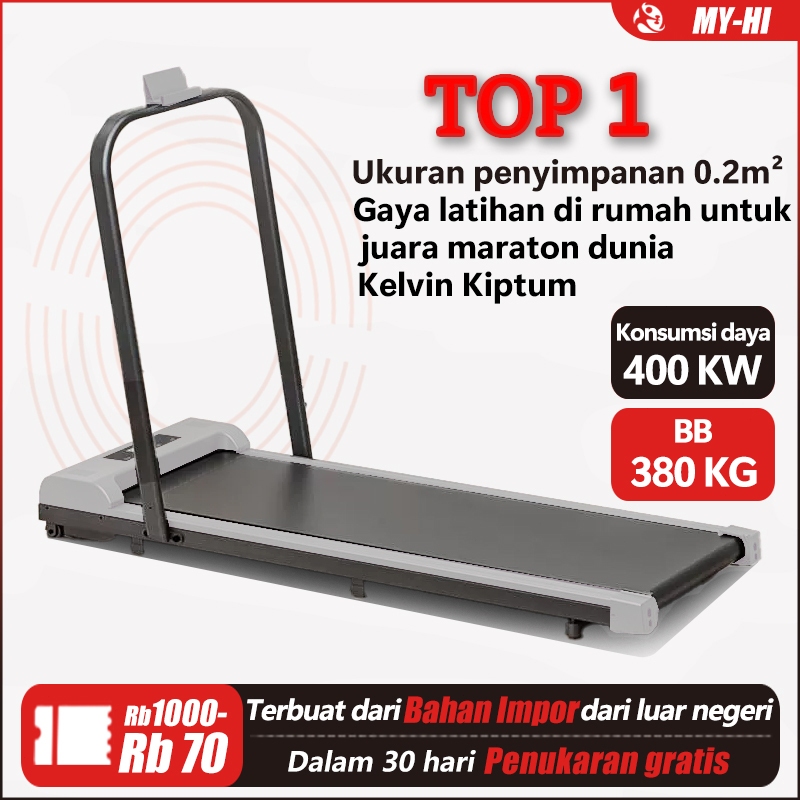 Jual Treadmill portable abu-abu Treadmill Elektrik Treadmill listrik ...