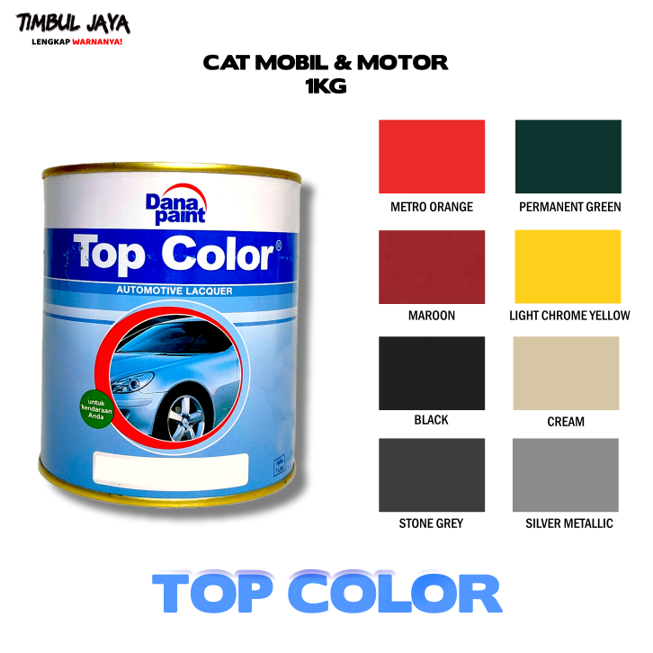 Jual Cat Duco TOP COLOR 1 Liter Warna / cat motor / cat mobil / cat ...