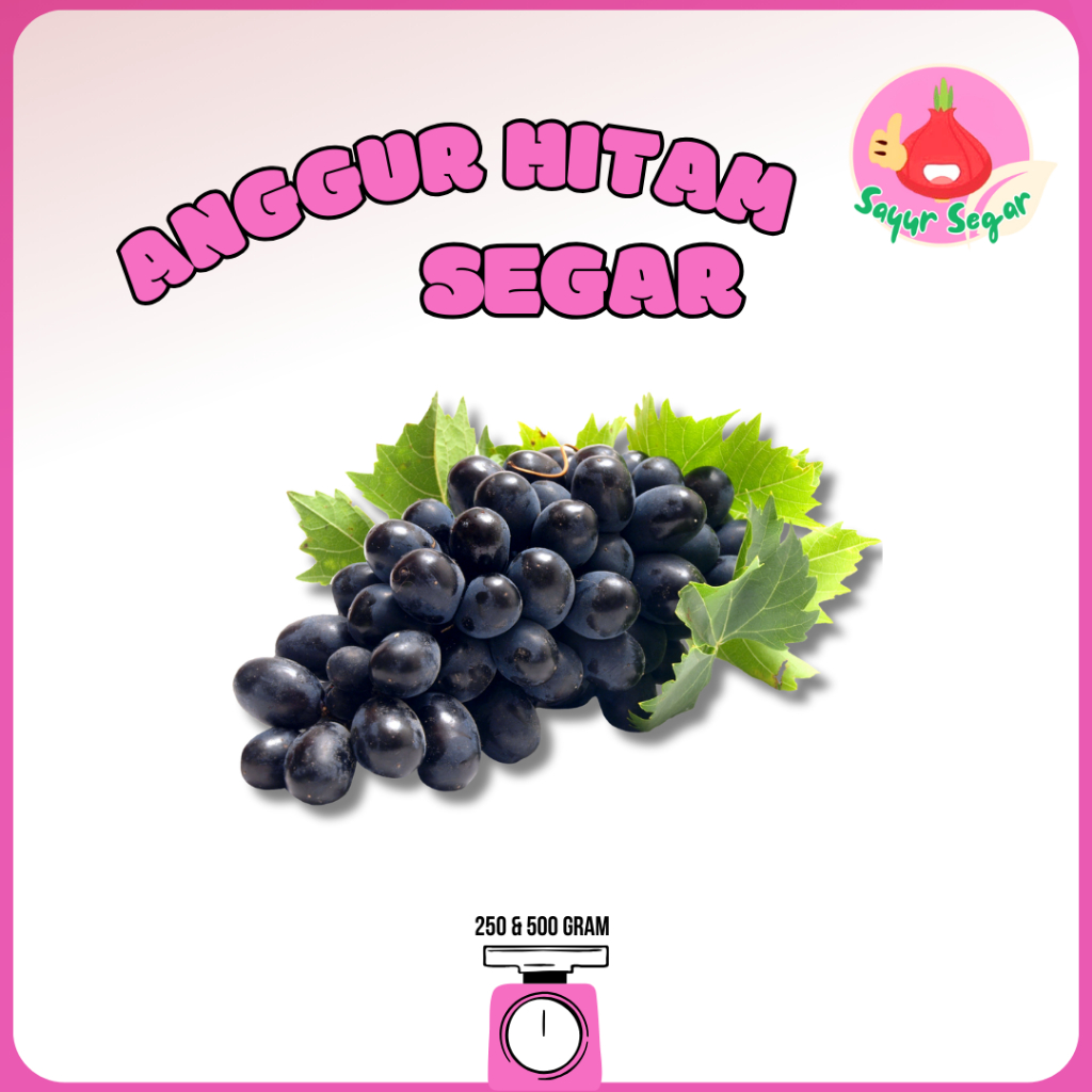 Jual Sayur Segar - Anggur Hitam Segar / Black Grapes | Shopee Indonesia