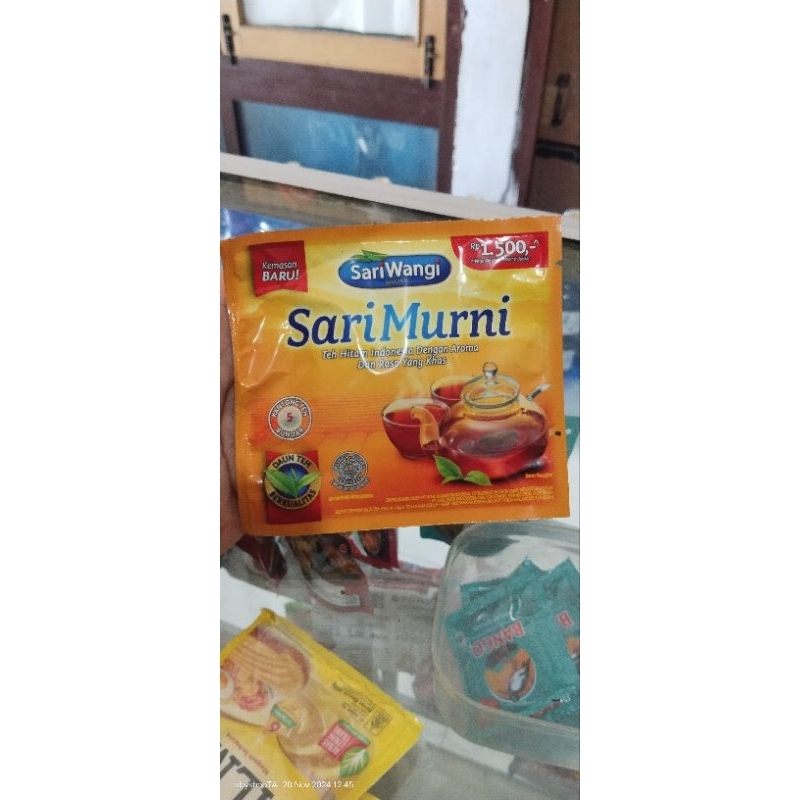 Jual SARIWANGI SARIMURNI KANTONG SACHET RENCENG ISI 5 | Shopee Indonesia