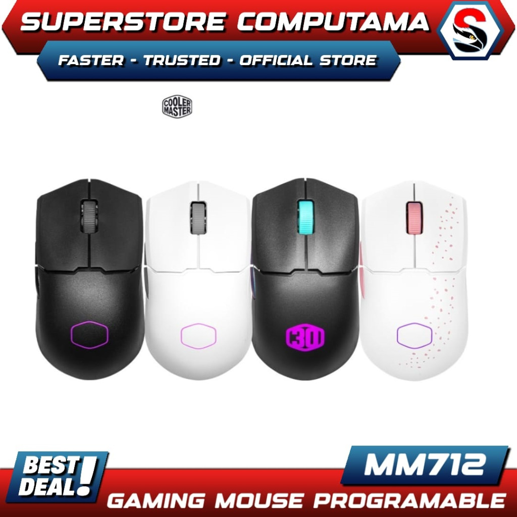 Jual Cooler Master MM712 Gaming Mouse | Shopee Indonesia