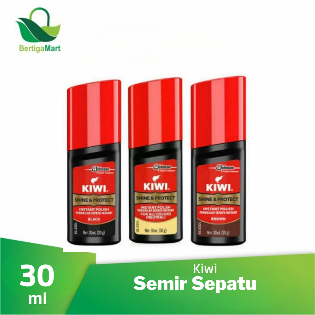 Jual KIWI Semir Sepatu Liquid Shine & Protect 30ml | Shopee Indonesia