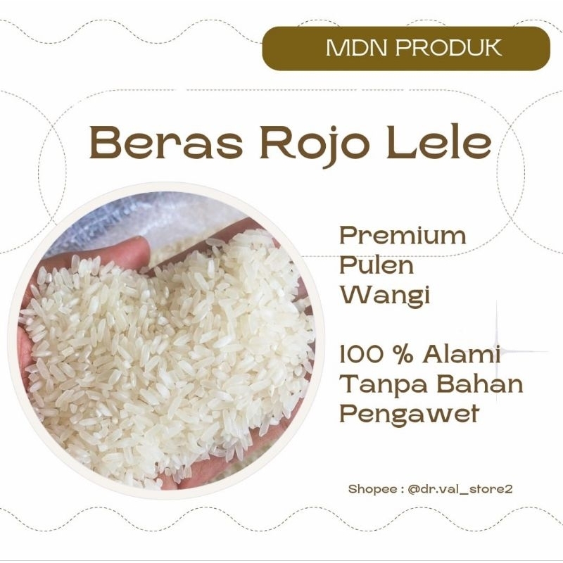 Jual PROMO Beras Rojo Lele Super 5kg | Shopee Indonesia