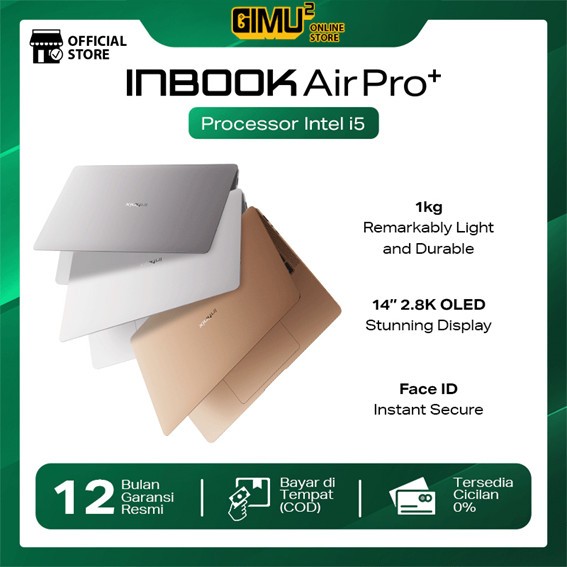 Jual Infinix Airbook Pro+ XL434 14 - Intel Core i5-1334U - 14 inch AMOLED - RAM 16GB LPDDR4X ...