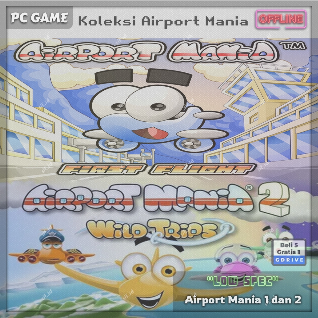 Jual Airport Mania First Flight - Airport Mania 2 Wild Trips - Game PC ...
