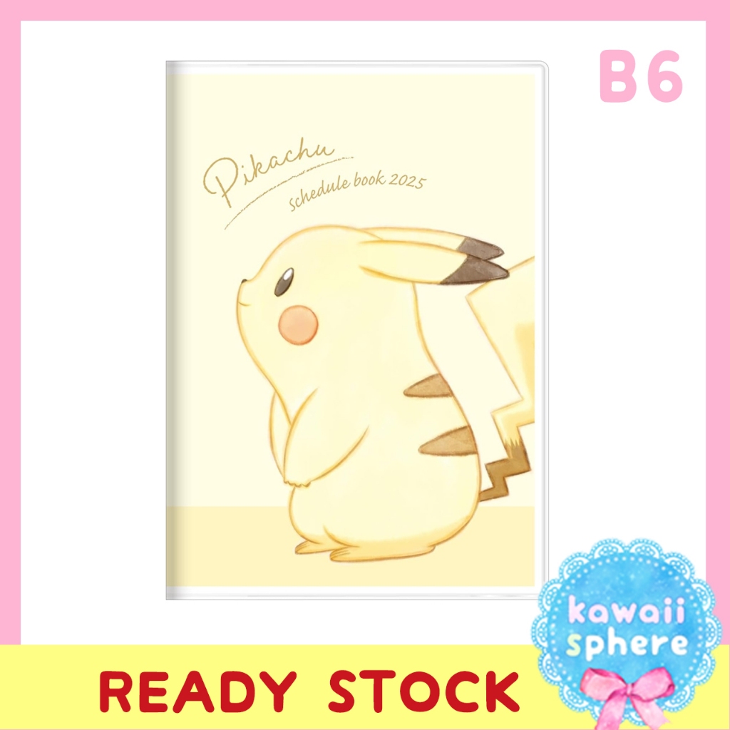 Jual Sun-Star Pikachu Planner 2025 B6 | Monthly Planner Pokemon 2025 ...