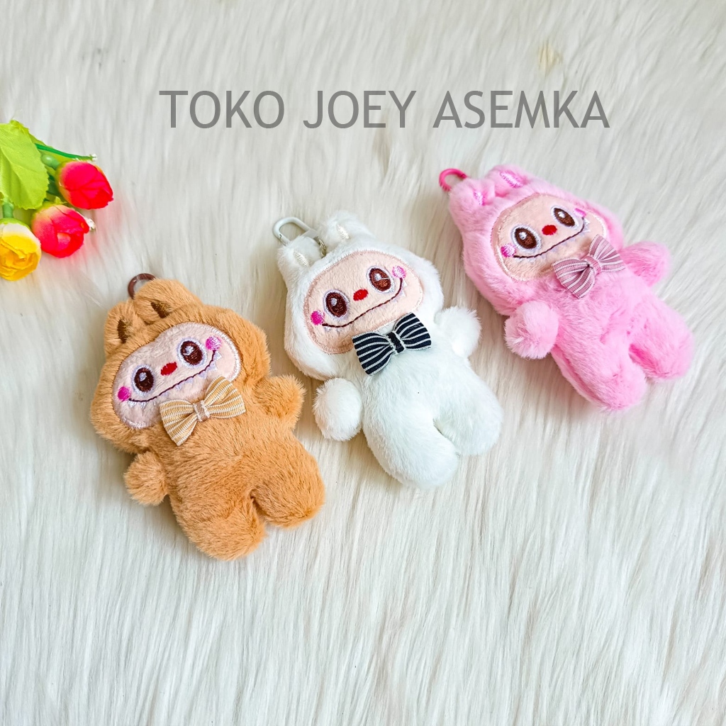 Jual BONEKA LABUBU MINI BAG CHARM GANTUNGAN KUNCI POP MART LISA BLACK ...