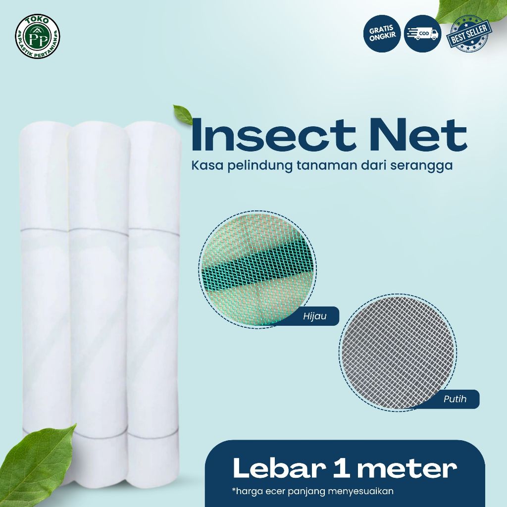 Jual Insect Net Lebar 1 Meter - Jaring Penghalang Serangga Greenhouse ... Jual Insect Net Lebar 1 Meter - Jaring Penghalang Serangga Greenhouse ...