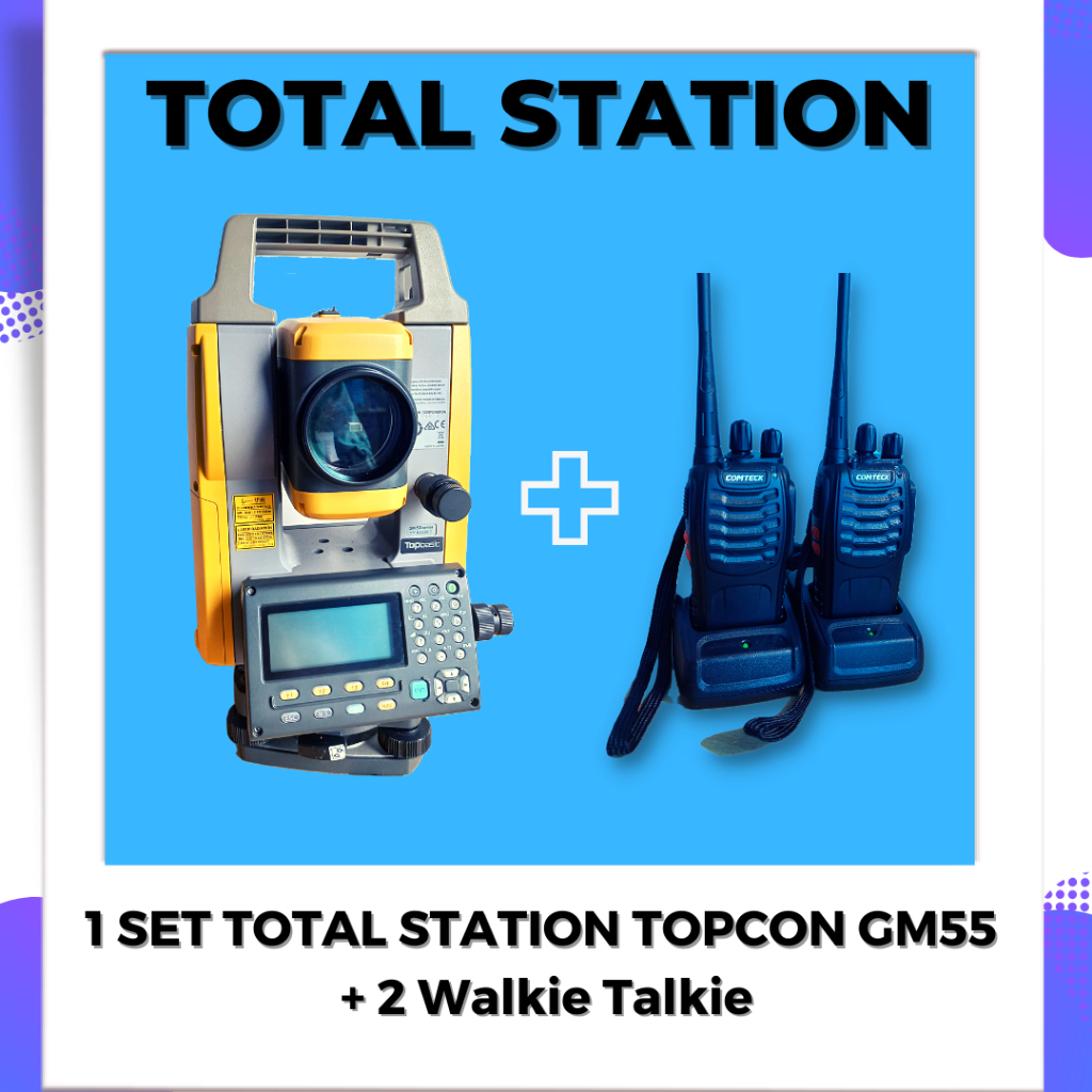 Jual RENTAL ALAT SURVEY TOTAL STATION GM-55 (19) | Shopee Indonesia