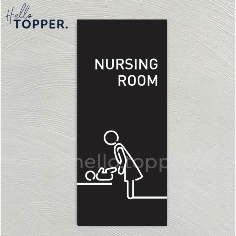 Jual Sign Label Akrilik Nursing Room | Ruang Menyusui Acrylic Signage ...