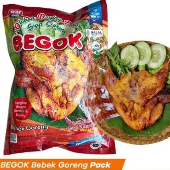 Jual Begok Bebek Goreng Utuh 500gr Lengkap Dengan Sambal | Shopee Indonesia
