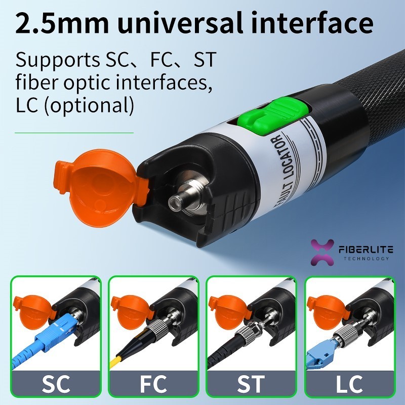 Jual VFL 15mW / 30mW / 50mW Rechargeable Visual Fault Locator 15KM 30KM 50KM Bisa Di Cas Laser ...