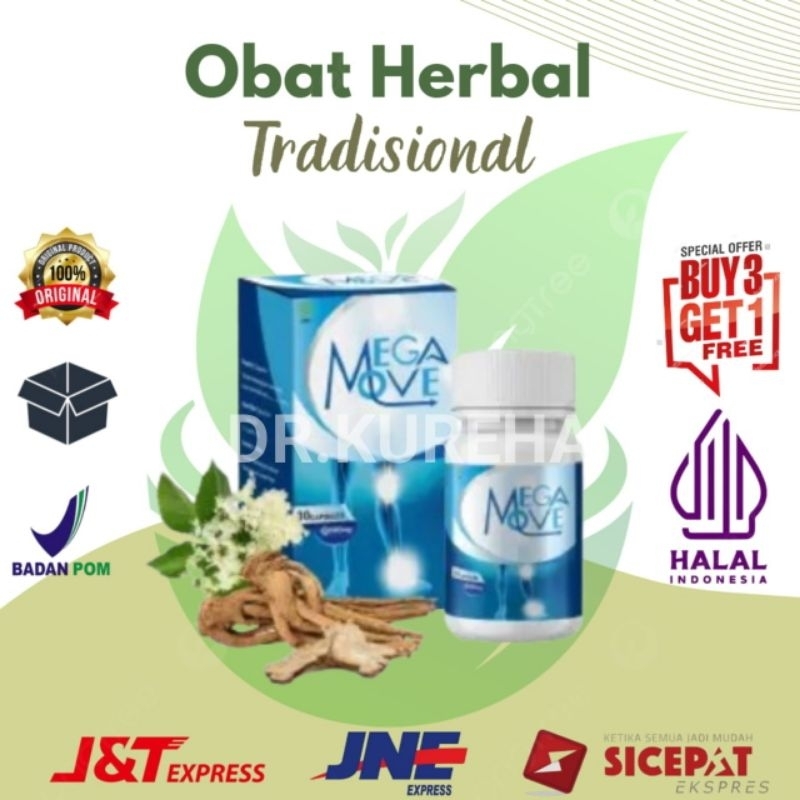 Jual Megamove - Mega Move Asli Original Obat Herbal Persendian Tulang ...