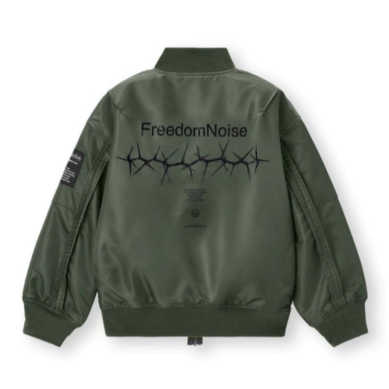 Jual Bomber GU X Undercover Jun Takahashi Freedom Noise | Shopee Indonesia