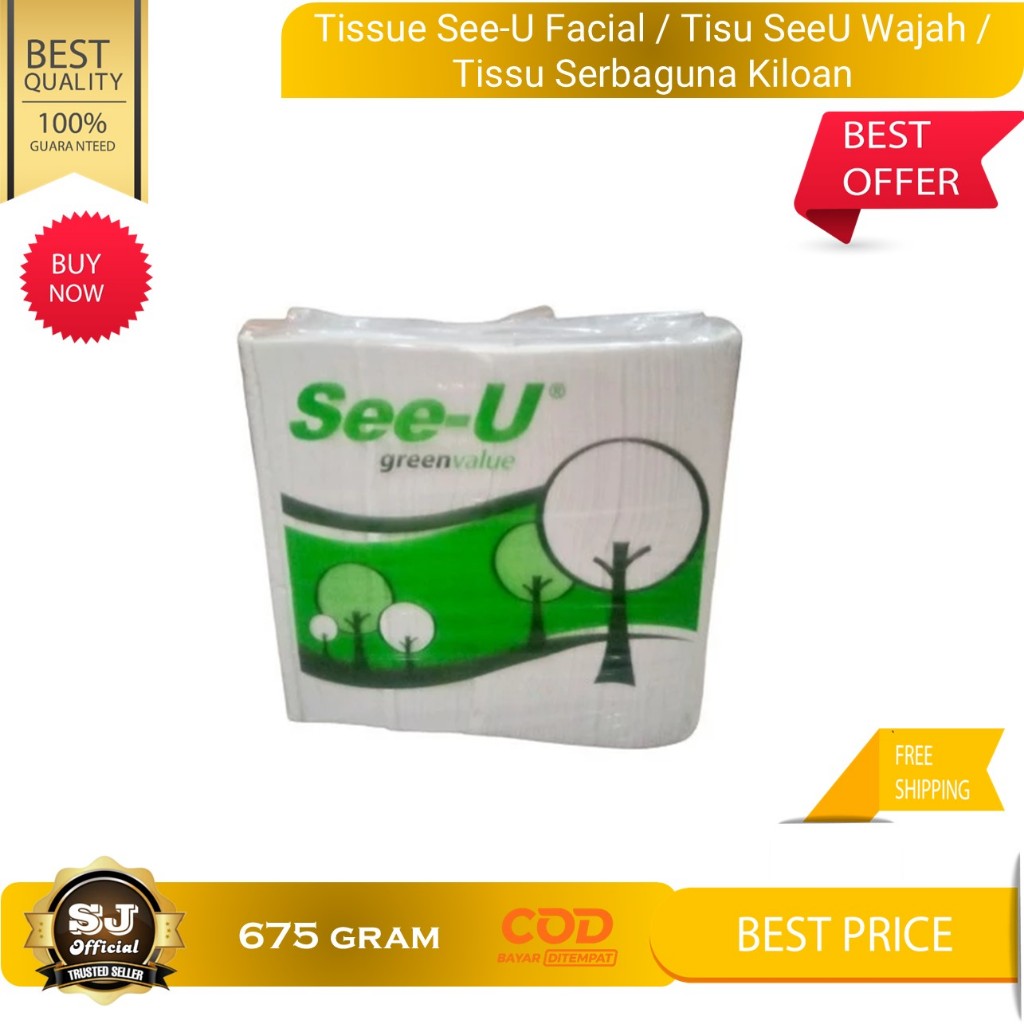 Jual (GROSIR) Tissue See-U Facial / Tisu SeeU Wajah / Tissu Serbaguna ...