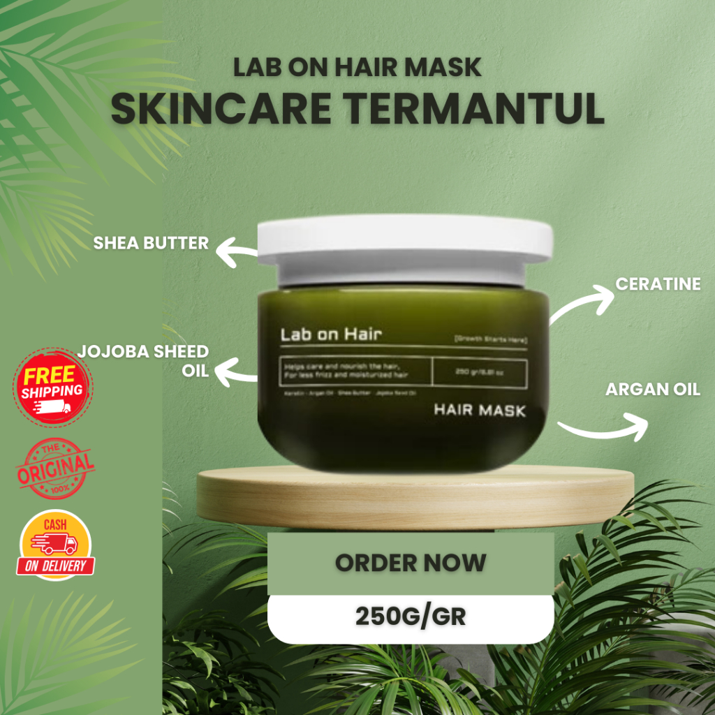 Jual Lab On Hair Hair Mask - Masker Rambut Lembut Anti Kusut Frizzy ...