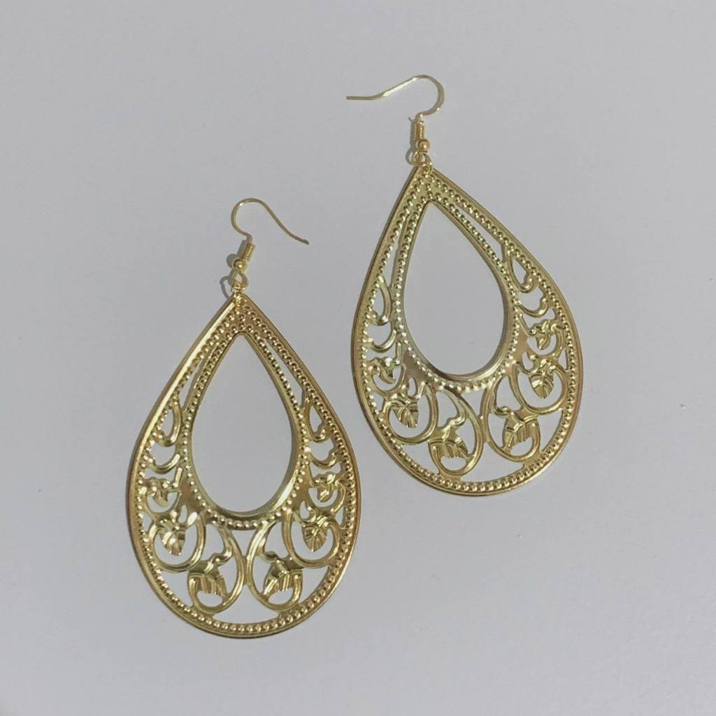 Jual Lempengan Emas Anting Adat Etnik Acara Karnaval, Tari, Seni Budaya ...