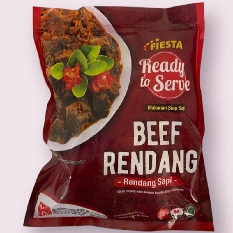 Jual Fiesta Ready To Serve Beef Rendang Sapi 300gr | Shopee Indonesia