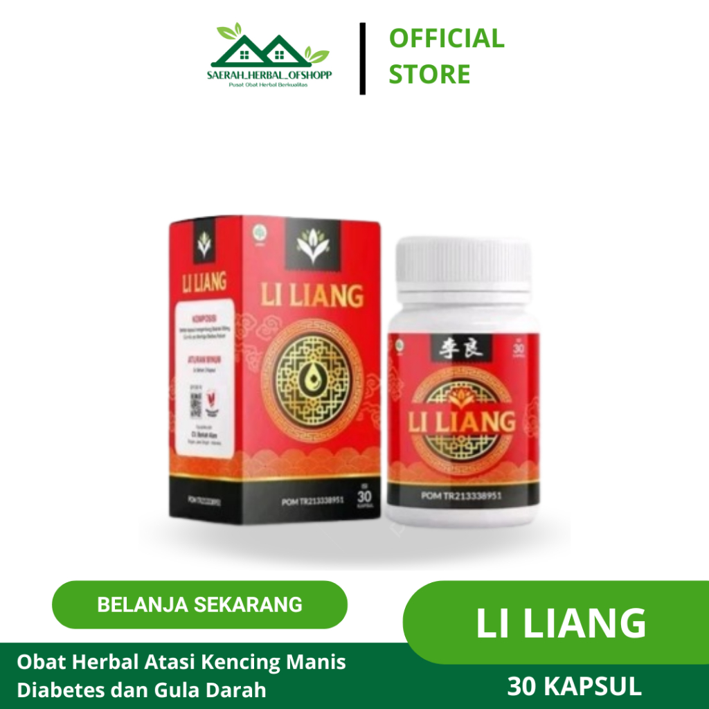 Jual LI LIANG Kapsul China Asli - Liliang Original Obat Herbal Diabetes ...