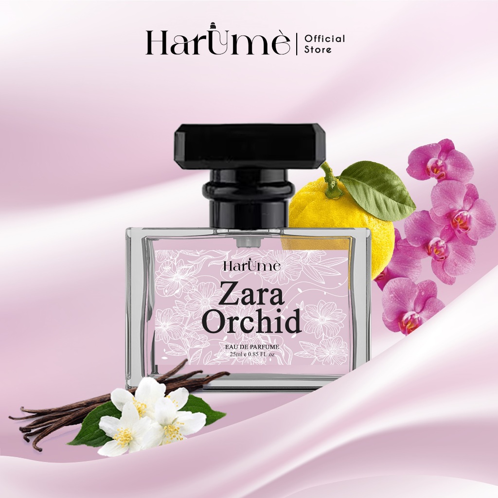Jual HARUME ZARA ORCHID Parfum Pria Wanita Tahan Lama Ukuran 25 ML Best ...