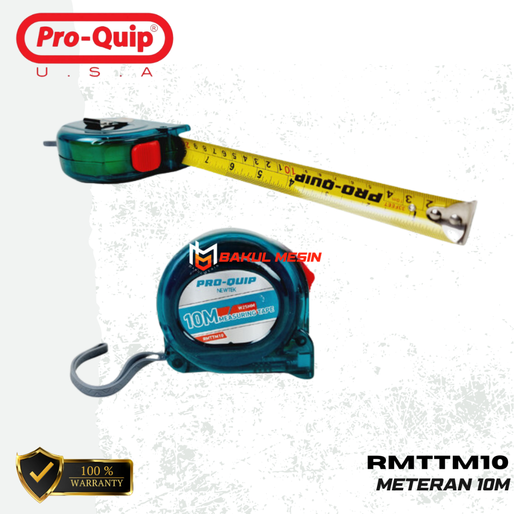 Jual ProQuip RMTTM10 Meteran 10M Measuring Tape 10 Meter RMTTM 10 ...