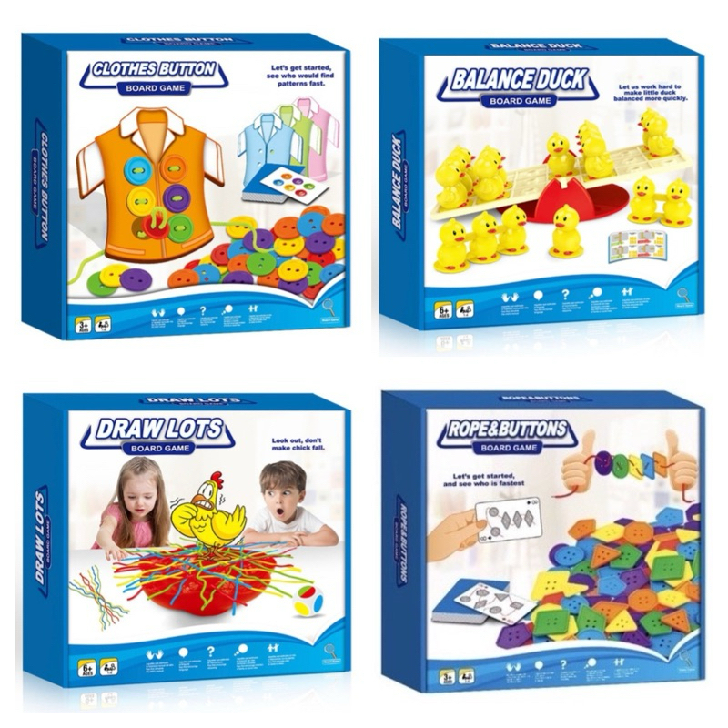 Jual Draw Lots/Balance Duck/Rope & Buttons/Clothes Button/Board Game ...
