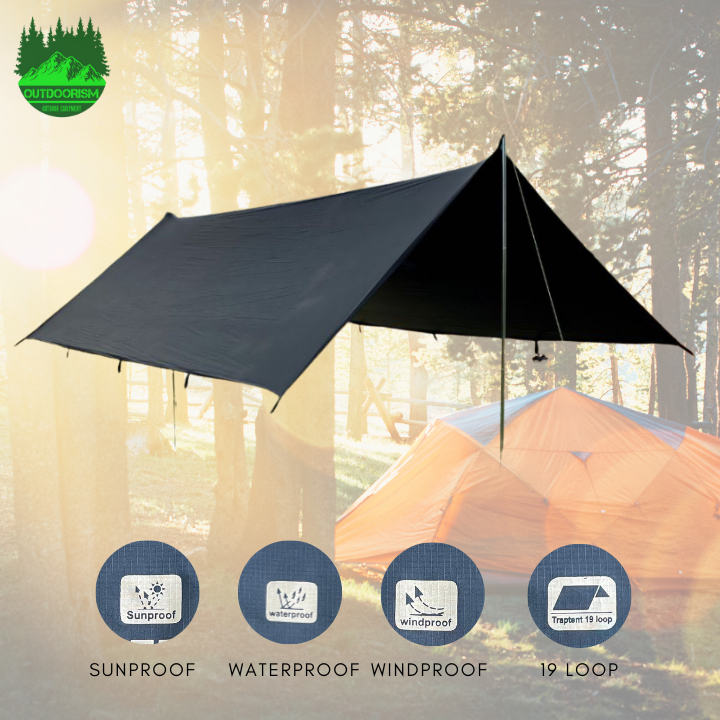 Jual OUTDOORISM || FLYSHEET LOKAL 3x4 PENUTUP TENDA CAMPING | TRAP TENT ...