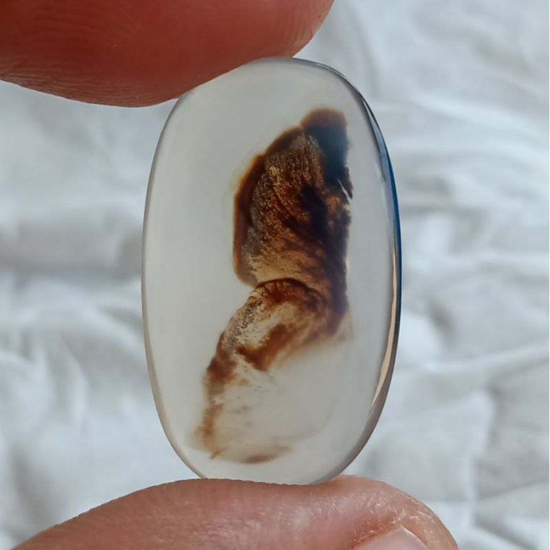 Jual Batu Gambar Siluet - Dendrite Crystal Chalcedony. Bukan Batu Blue ...