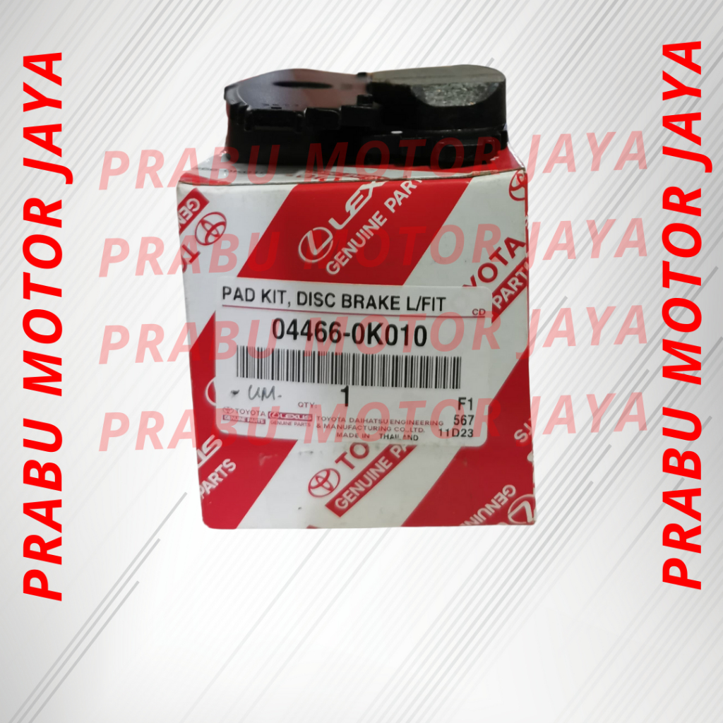 Jual BRAKE PAD KAMPAS REM BELAKANG TOYOTA FORTUNER VRZ 04466-0K010 ...