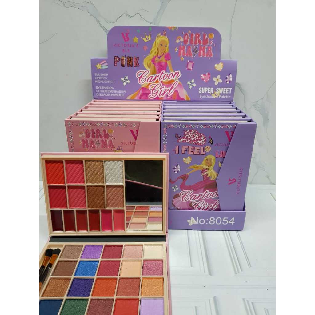 Jual Eyeshadow Jumbo Magnet Palette Kemasan Jumbo 20 Colors Natural ...