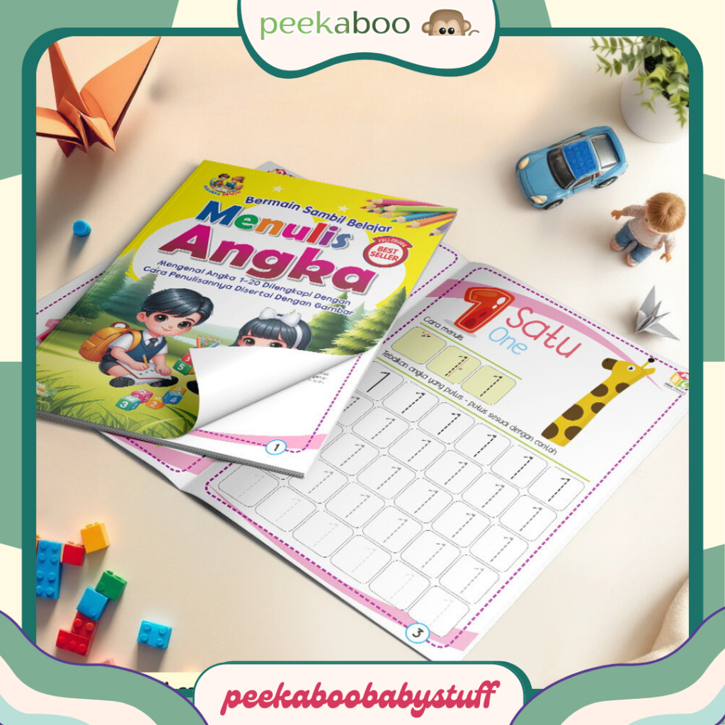 Jual BUKU PAUD ANAK PRA SD - BELAJAR MENULIS ANGKA || BUKU LATIHAN ...