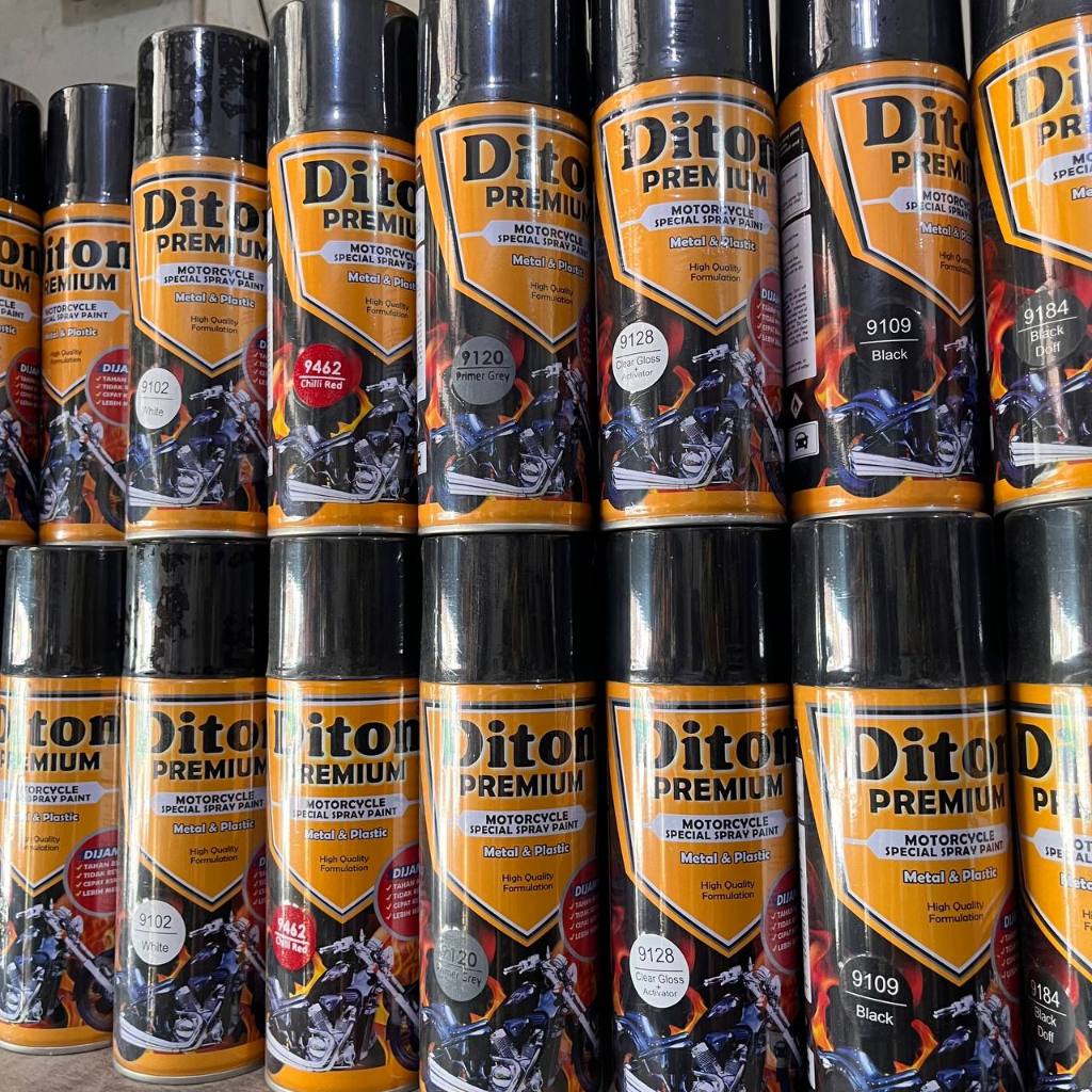 Jual Cat semprot DITON PREMIUM 400 cc warna lengkap | Shopee Indonesia