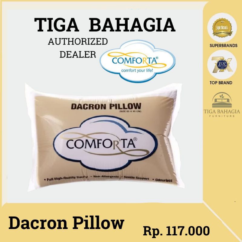 Jual Bantal Pillow Dacron Comforta | Shopee Indonesia