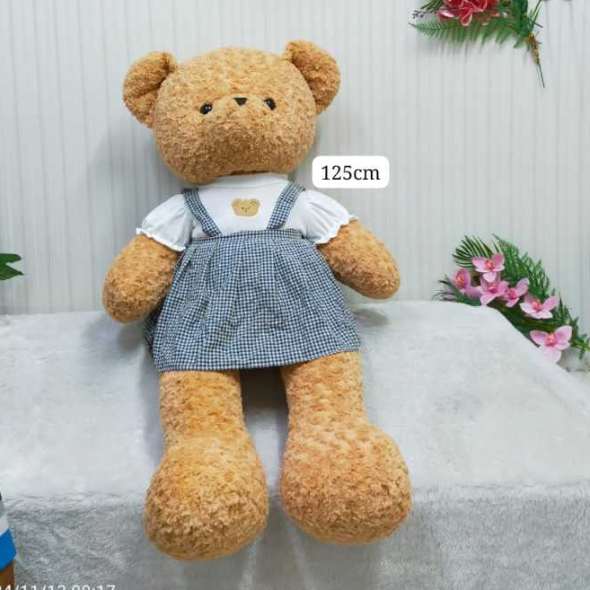 Jual Boneka Hadiah Kado Ultah Teddy Bear Jumbo 125cm | Shopee Indonesia