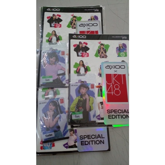 Jual STIKER PHOTO CARD JKT 48 x AXIOO ORIGINAL | Shopee Indonesia
