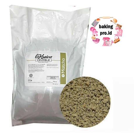 Jual La Kreiva Matcha/ Green Tea 250gr/ Green tea Crumb Repack dari 2 ...