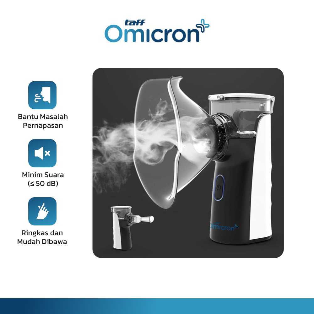 Jual TaffOmicron Alat Terapi Pernapasan Handheld Nebulizer Inhaler Atomizer - YK-N3AA | Shopee ...