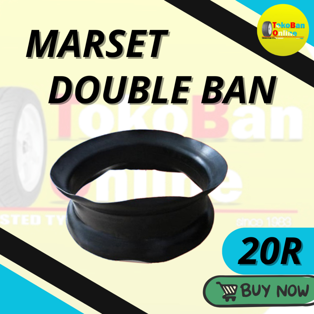 Jual Flap Marset DOUBLE BAN R20 Lebar ban 28cm | Shopee Indonesia
