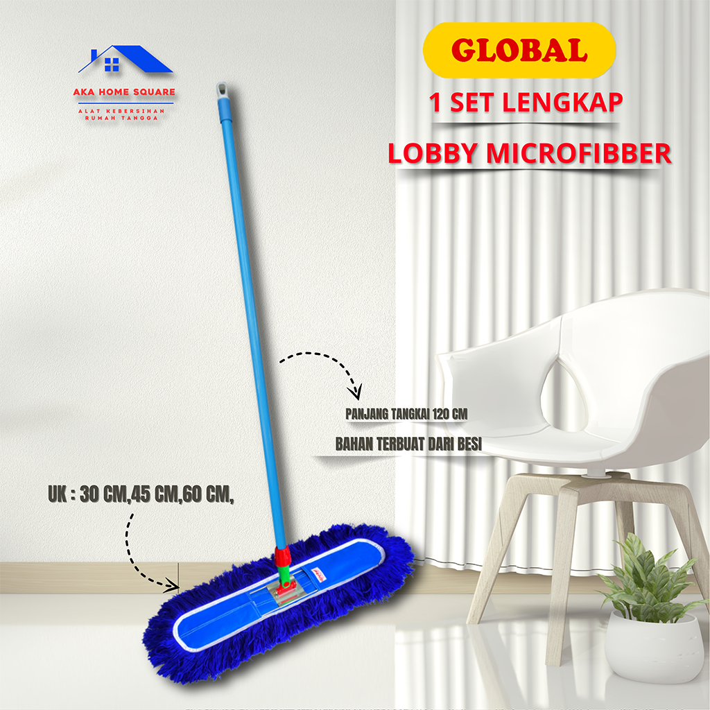 Jual PEL LOBBY MICROFIBBER GLOBAL ACRILIK SAPU KERING/ SAPU LOBBY/SAPU ...