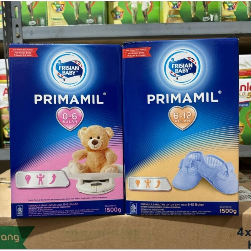 Jual Frisian Flag Baby Primamil 1500gr Susu Formula Bayi ( 0-6 ) Dan ...