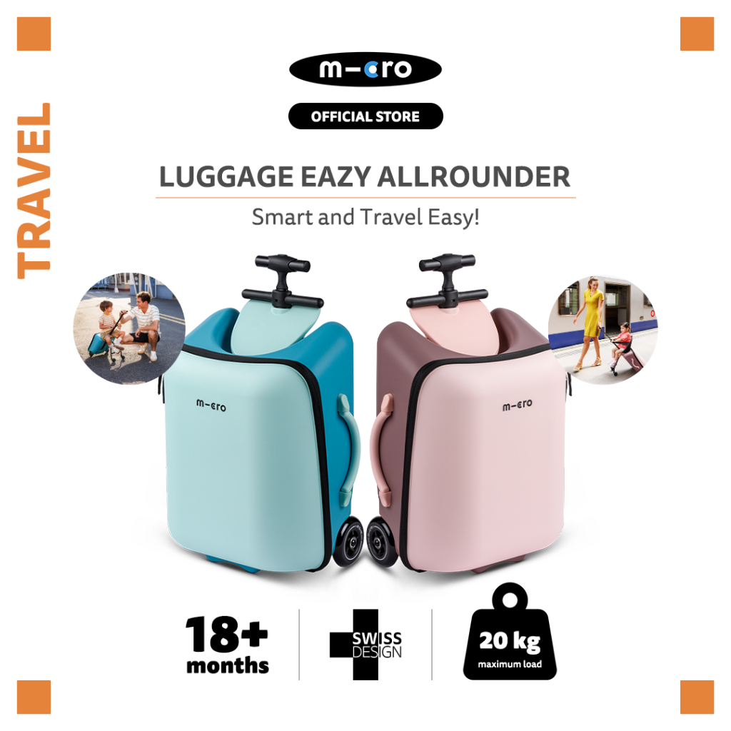 Jual Micro Luggage Eazy All Rounder Pink and Blue - Koper Multifungsi ...