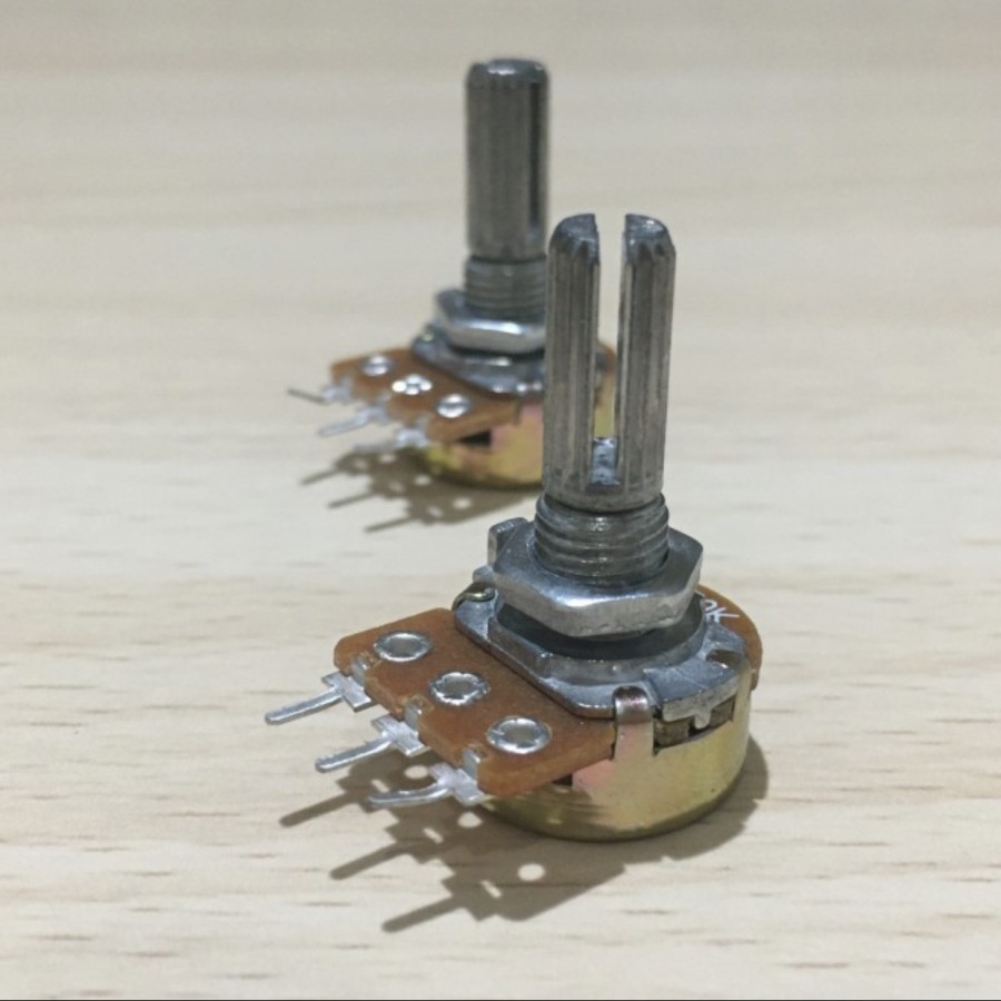 Jual POTENSIO POTENSIOMETER POTENTIO MONO 50K 50 K B50K 50.000 OHM ...