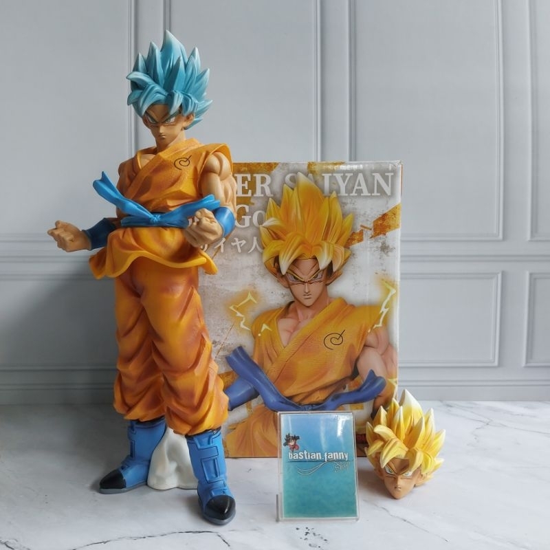 Jual Action Figure Dragon Ball Super Goku SSB Super Saiya Blue non ...